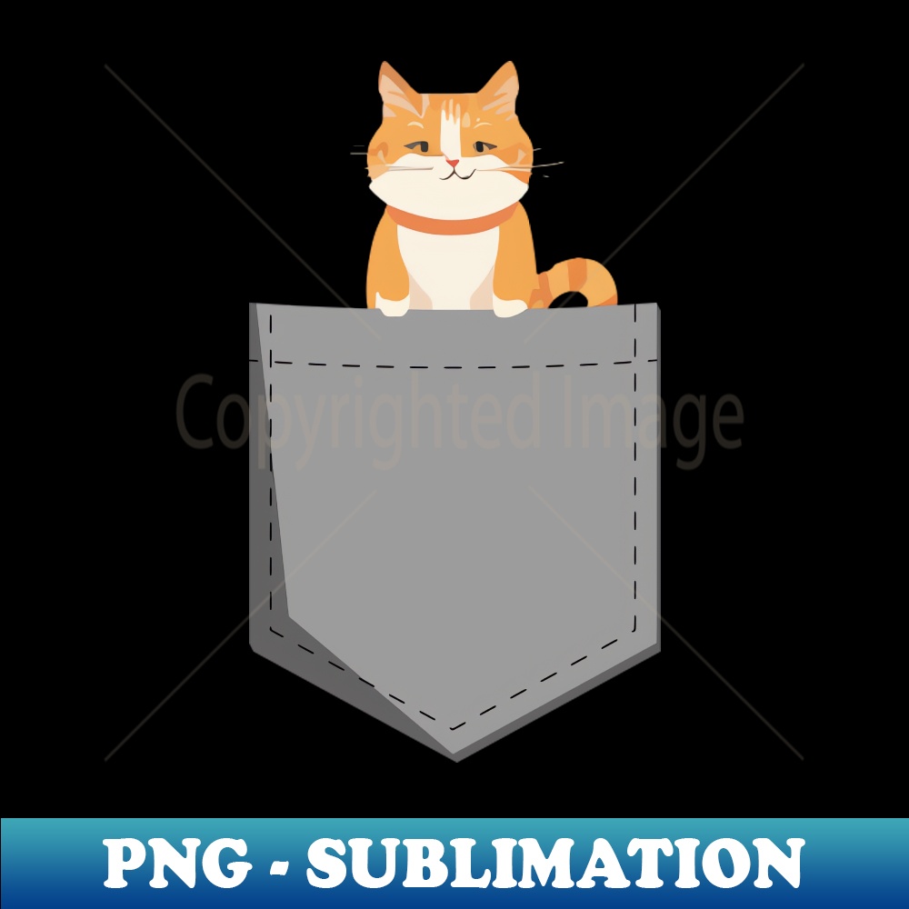Cat Pocket - Instant Sublimation Digital Download - Transfor | Inspire ...