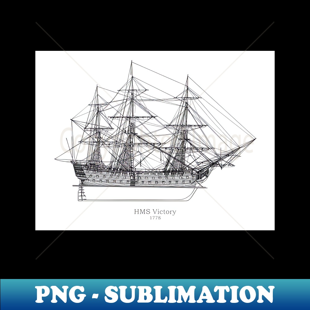 HMS Victory ship plans 18th century Lord Nelson ship - B - A | Inspire ...