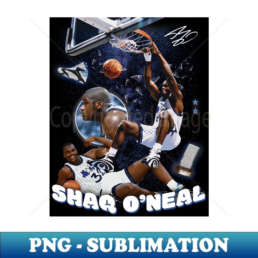 NBA Legend - Shaq - High-Quality PNG Sublimation Download - | Inspire ...