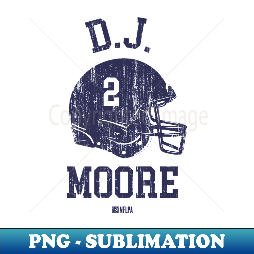 DJ Moore Chicago Helmet Font - Special Edition Sublimation P | Inspire ...