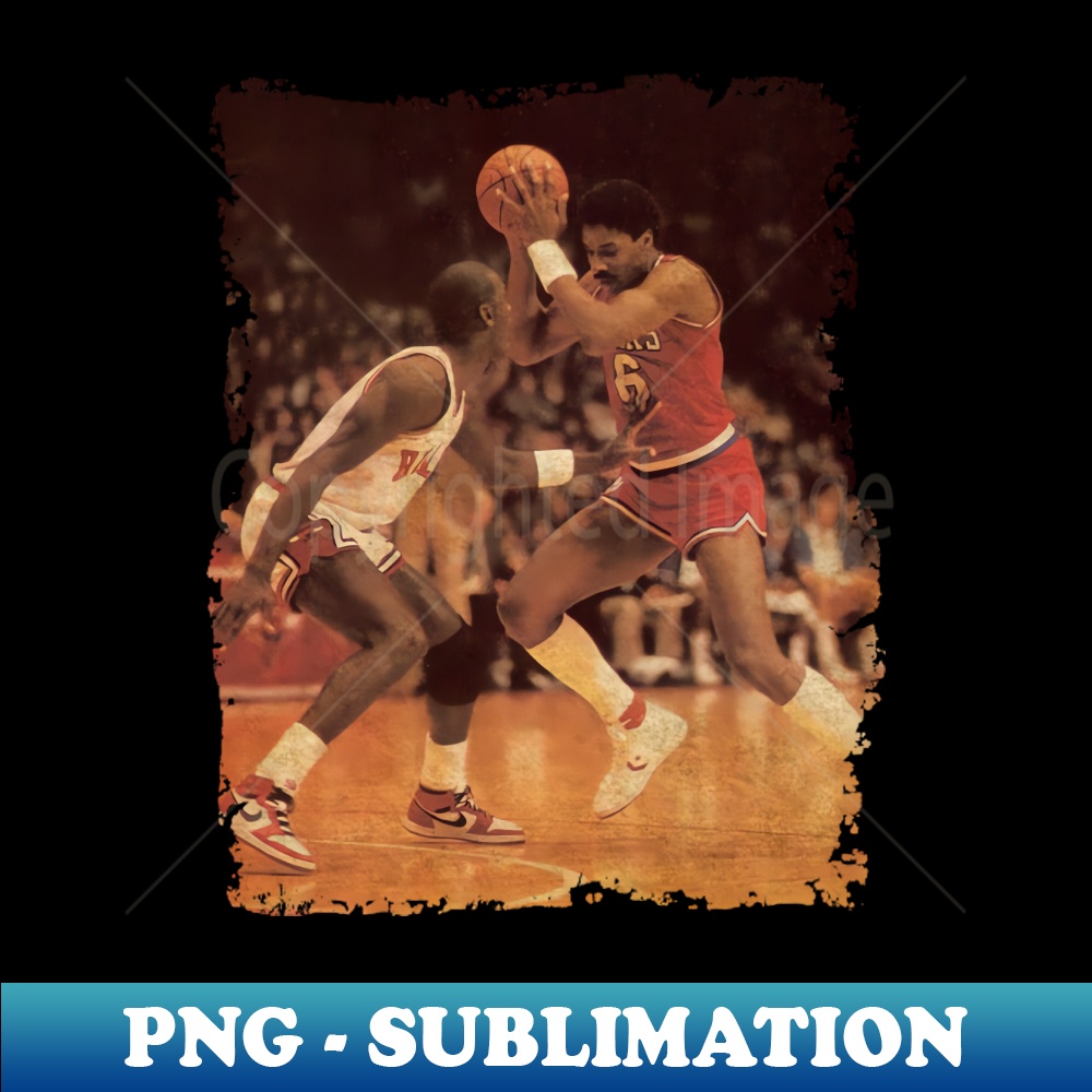 Young Michael Jordan vs Julius Erving - Elegant Sublimation - Inspire ...