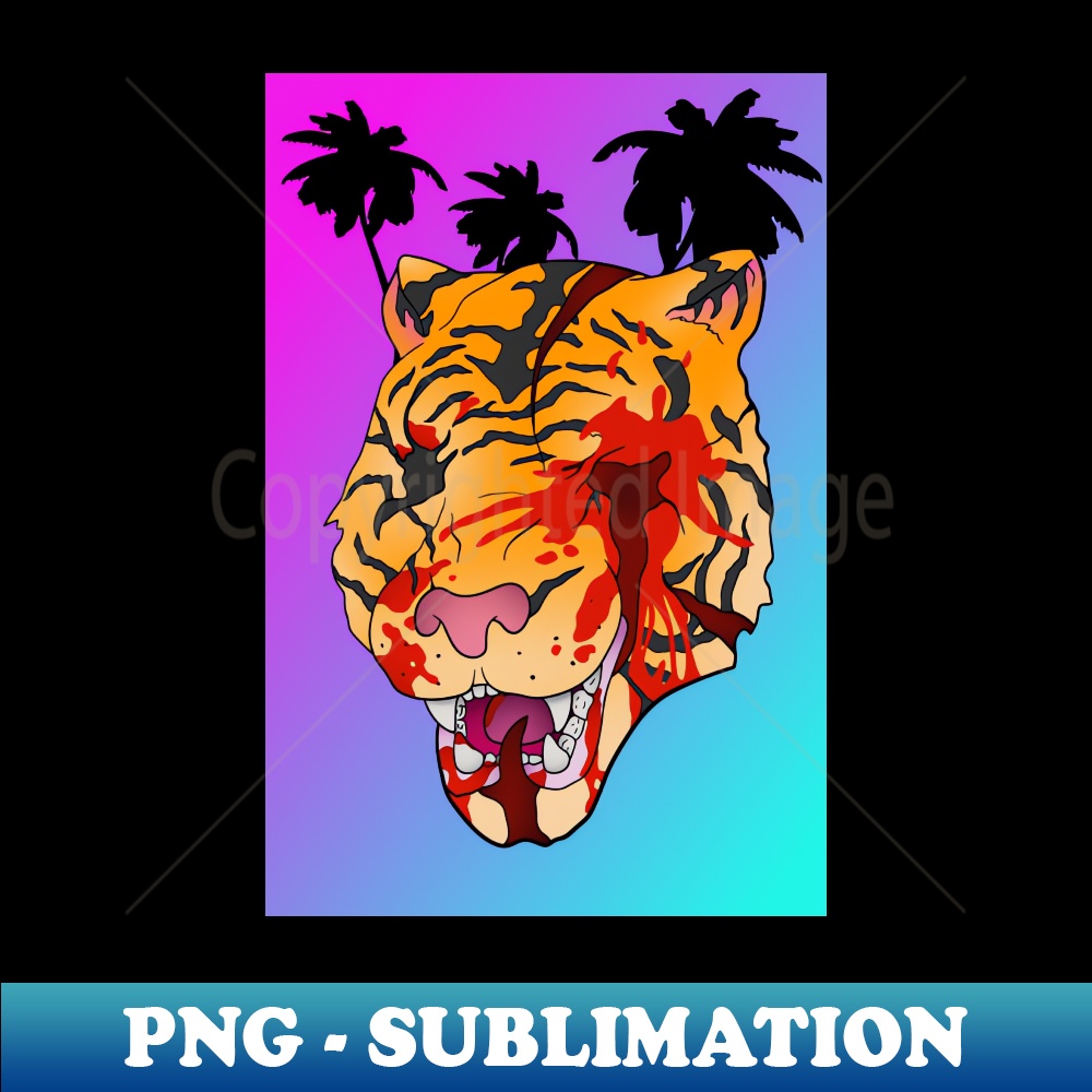 TIGER BLOOD MASK - PNG Transparent Digital Download File for - Inspire ...