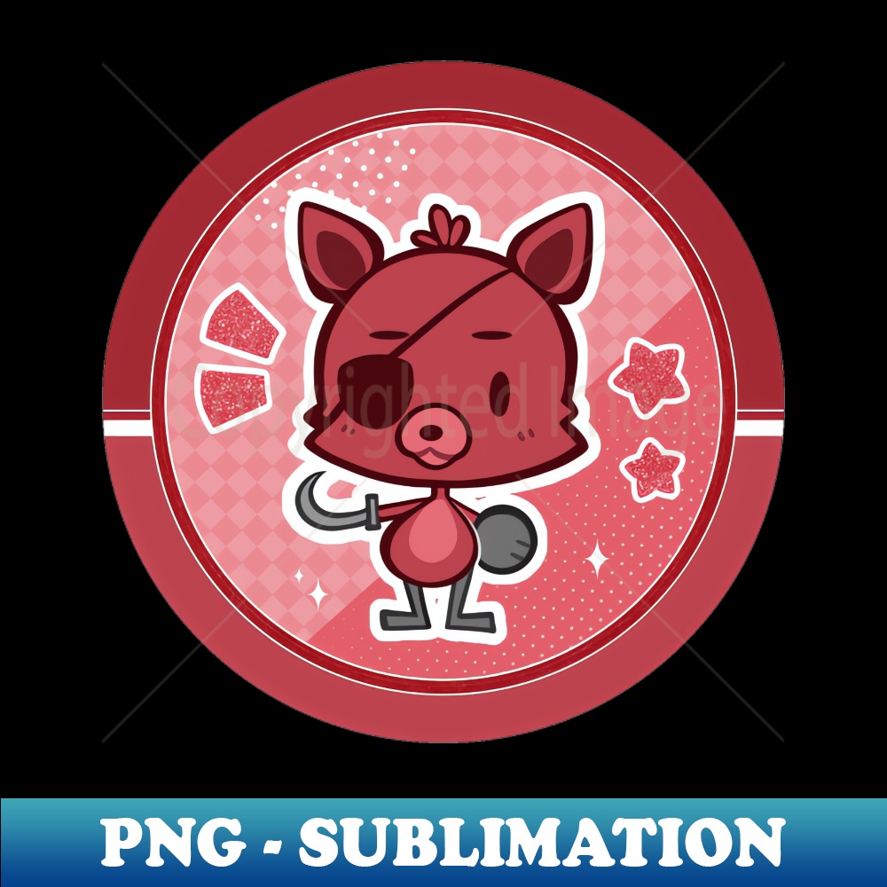 Foxy Five Nights at Freddys FNAF Chibi - Elegant Sublimation | Inspire ...