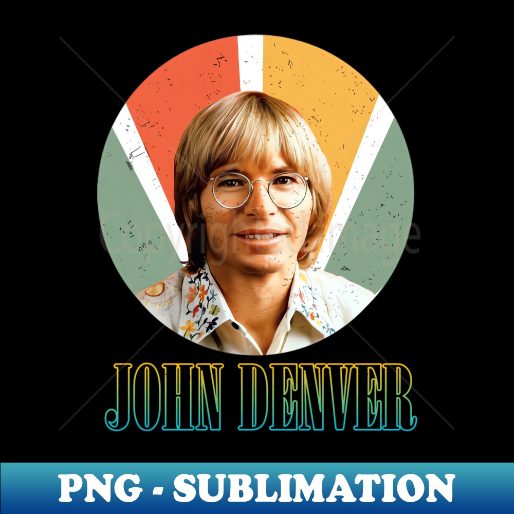 John Denver - Unique Sublimation PNG Download - Enhance Your | Inspire ...