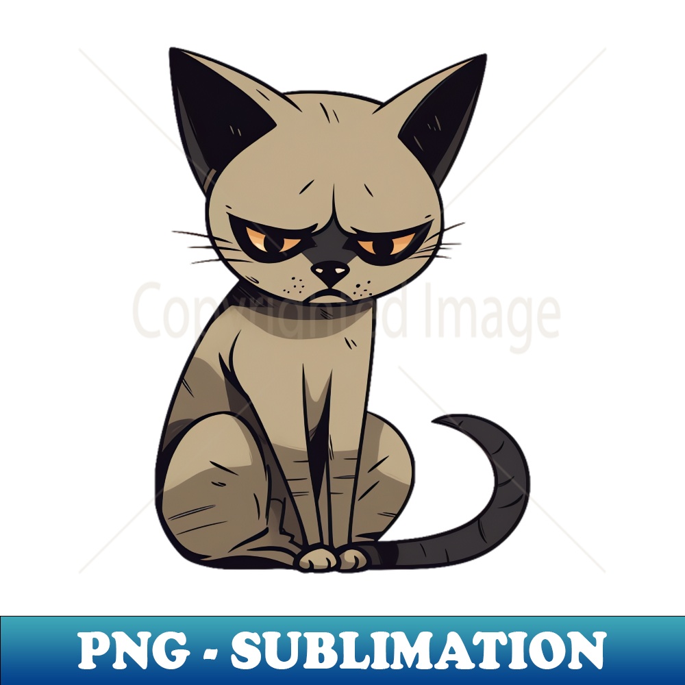 Grumpy kitty - Vintage Sublimation PNG Download - Stunning S - Inspire ...