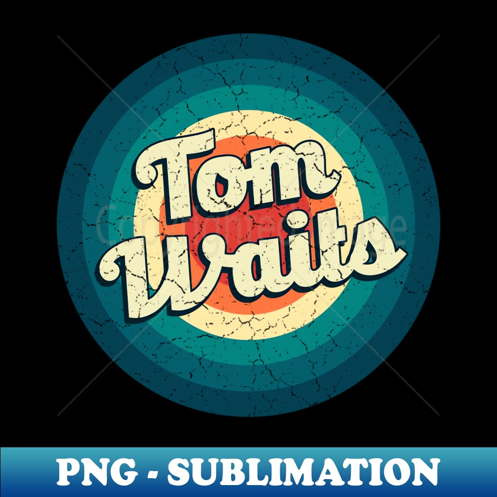 Graphic Tom Name Retro Vintage Circle - PNG Transparent Subl | Inspire ...