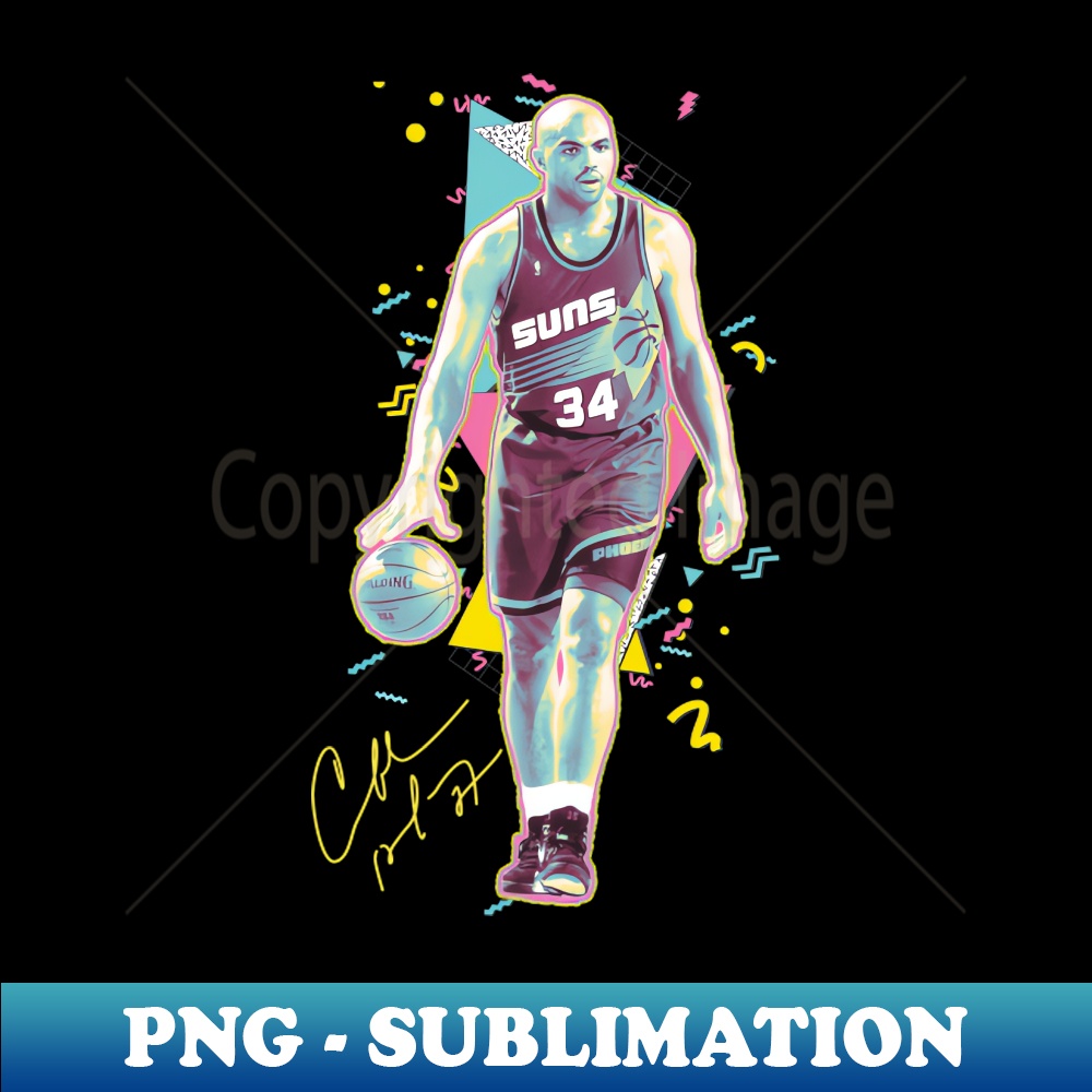 Charles Barkley The Chuck Basketball Legend Signature Vintag | Inspire ...