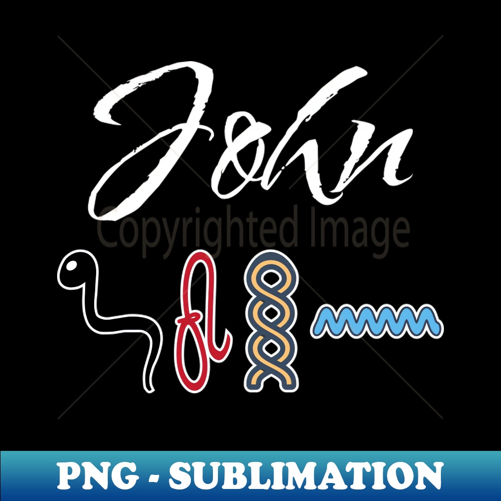 JOHN-American names in hieroglyphic letters-JOHN name in a P | Inspire ...