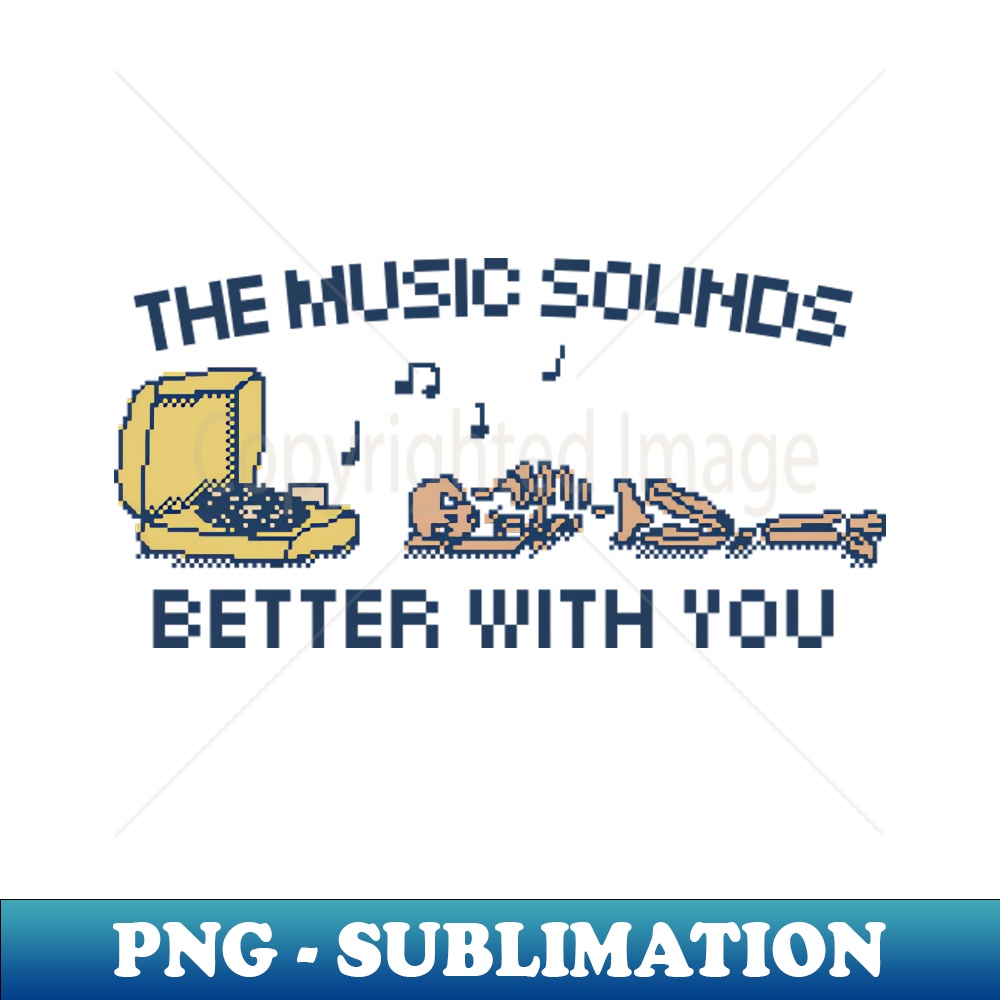 The Music Sounds Better With You - 8bit Pixel Art - Elegant | Inspire ...