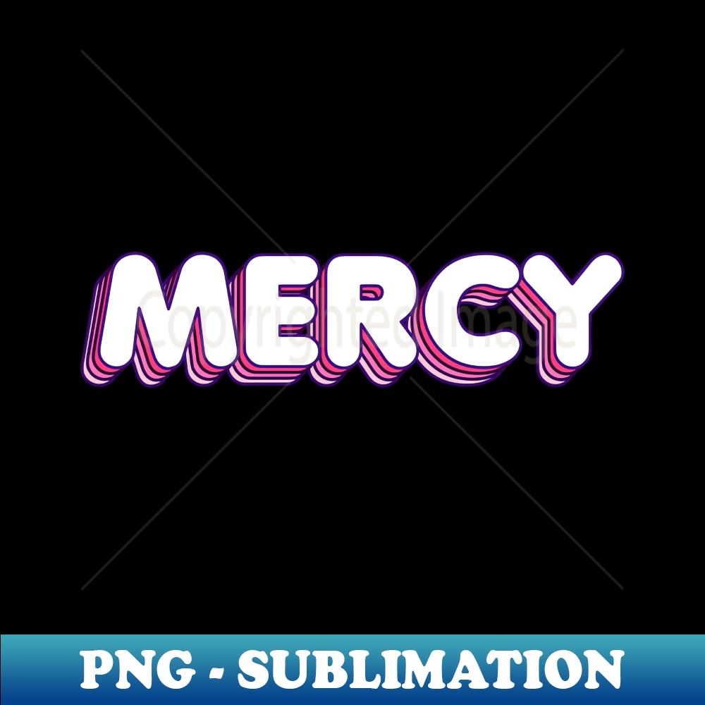 Pink Layers Mercy Name Label - Artistic Sublimation Digital | Inspire ...