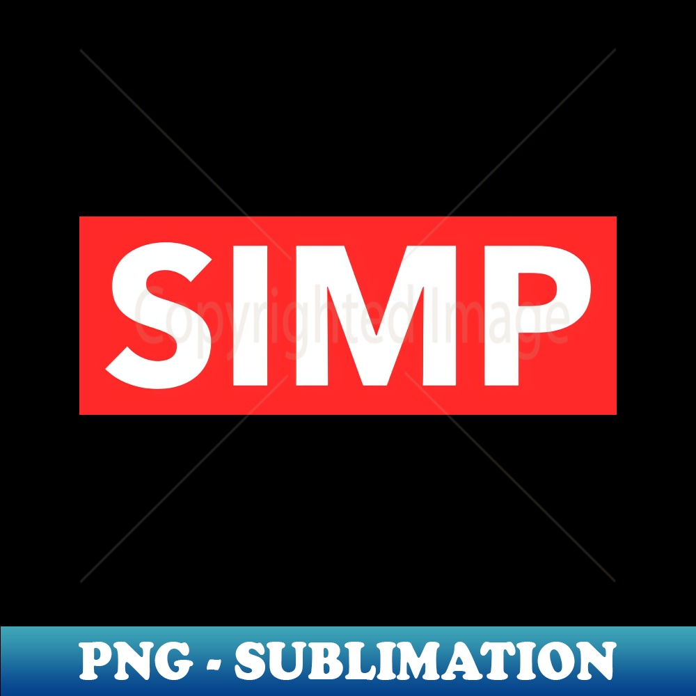 Simp Gen Z Slang Meme - Vintage Sublimation PNG Download - P | Inspire ...