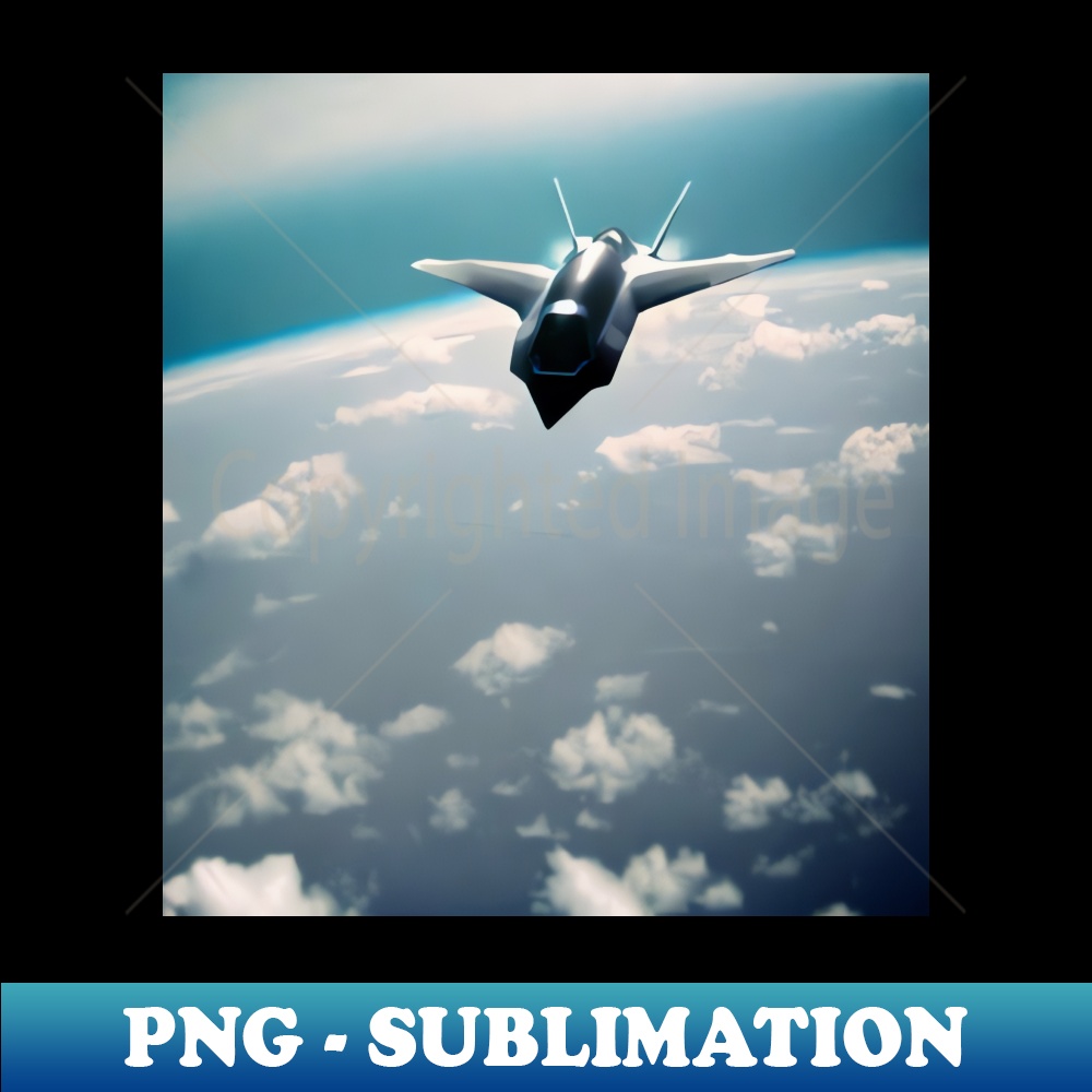 High Altitude Fighter Jet - Modern Sublimation PNG File - Sp - Inspire ...