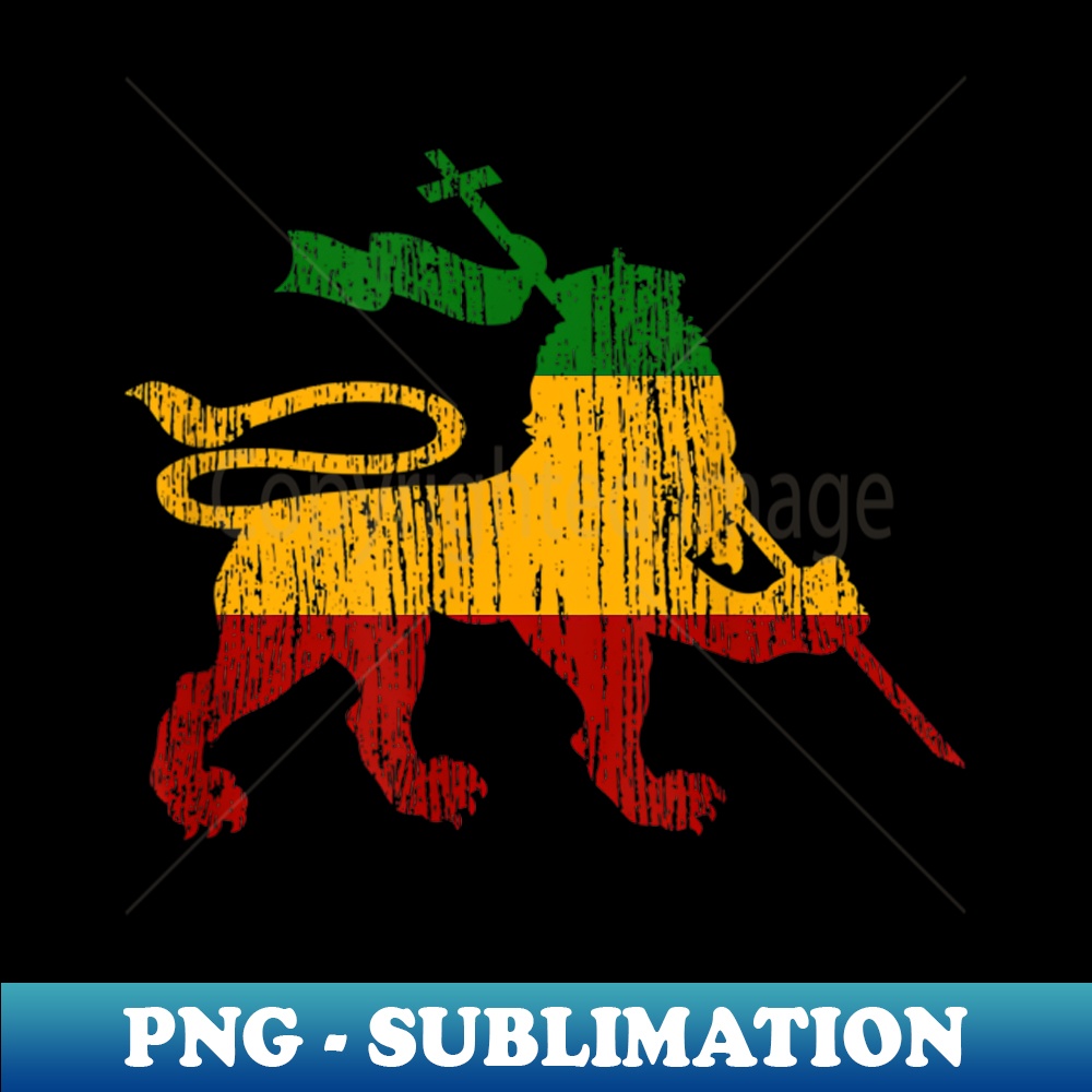 Jah Rasta Lion - High-Resolution PNG Sublimation File - Enha | Inspire ...