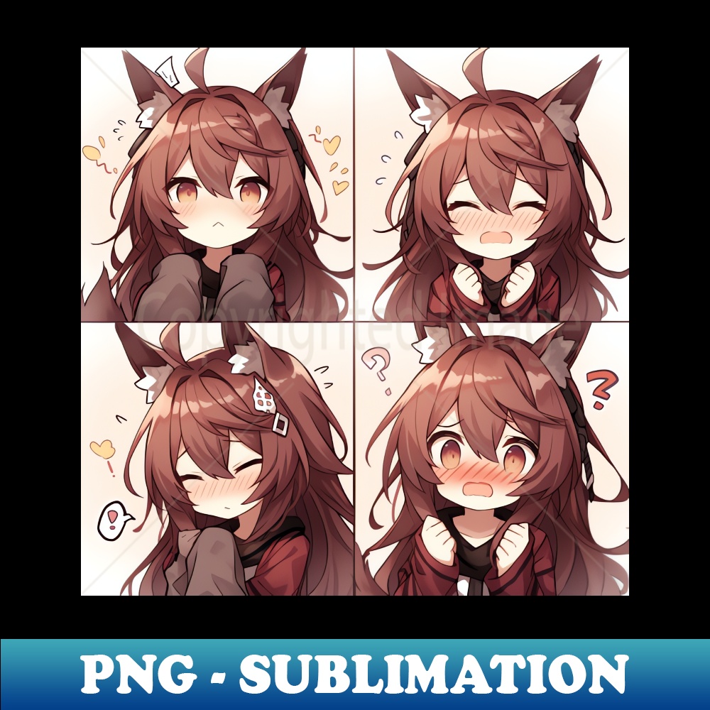 Cute shy fox - Retro PNG Sublimation Digital Download - Unle | Inspire ...