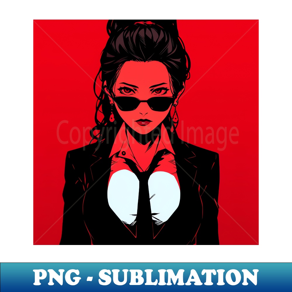 Beautiful lady hitman anime - PNG Transparent Sublimation De - Inspire ...