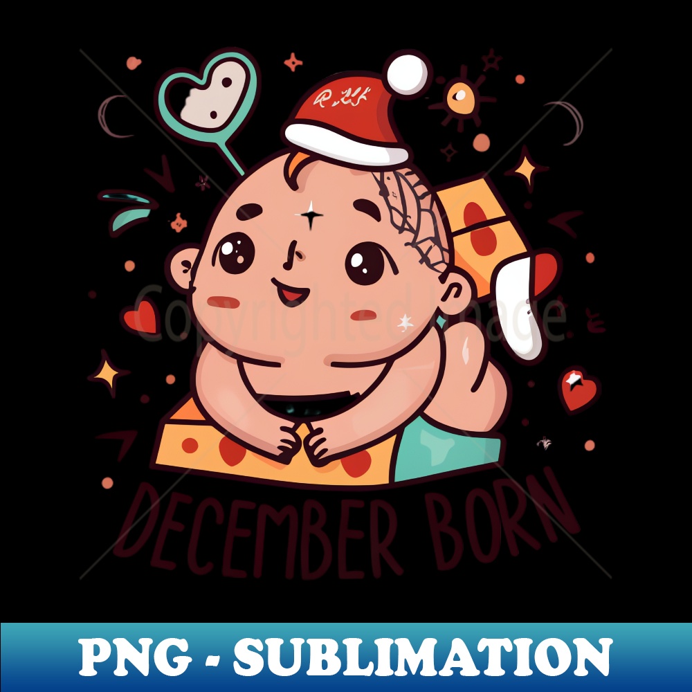 December Born - Unique Sublimation PNG Download - Perfect fo | Inspire ...