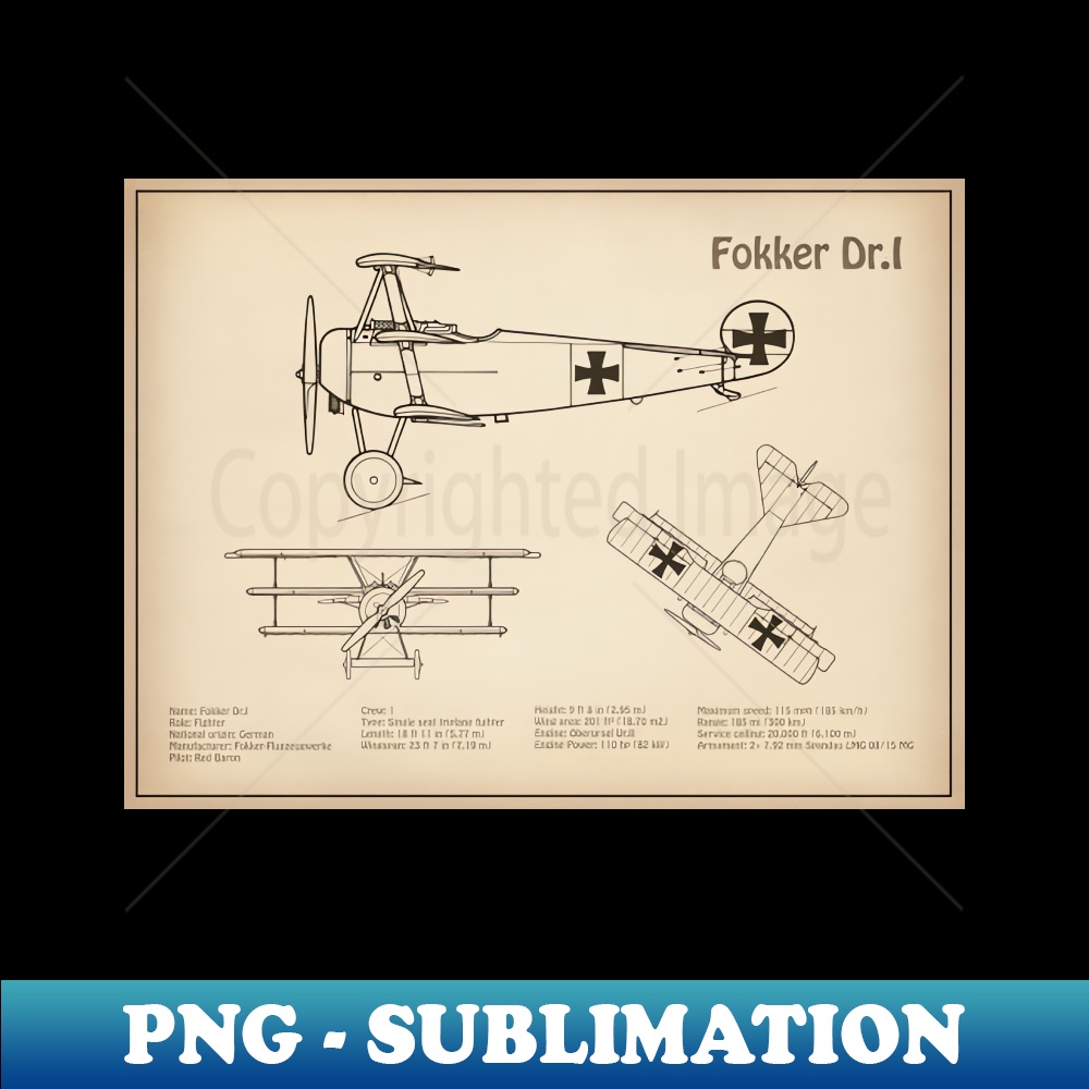Fokker DrI Red Baron aka Manfred von Richthofen Dr1 airplane | Inspire ...