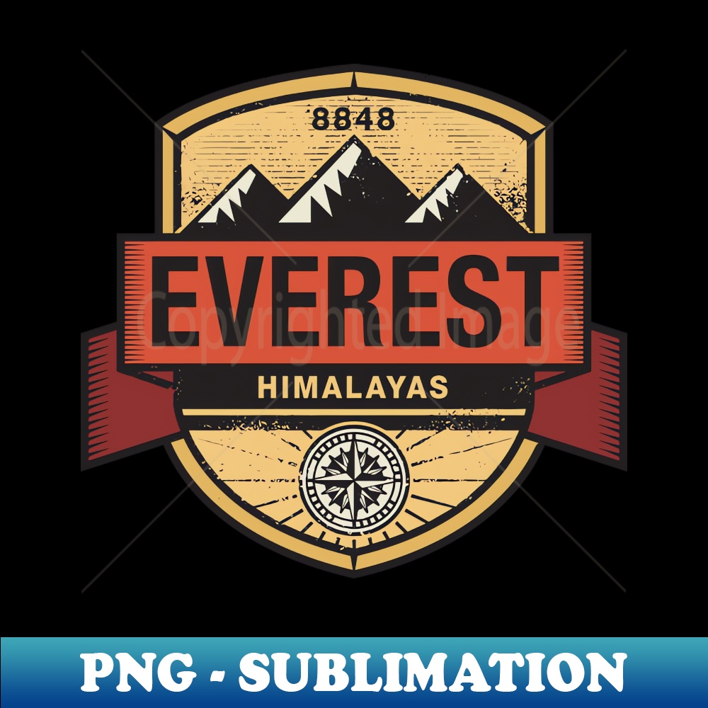 Everest Himalayas - Modern Sublimation PNG File - Perfect fo | Inspire ...