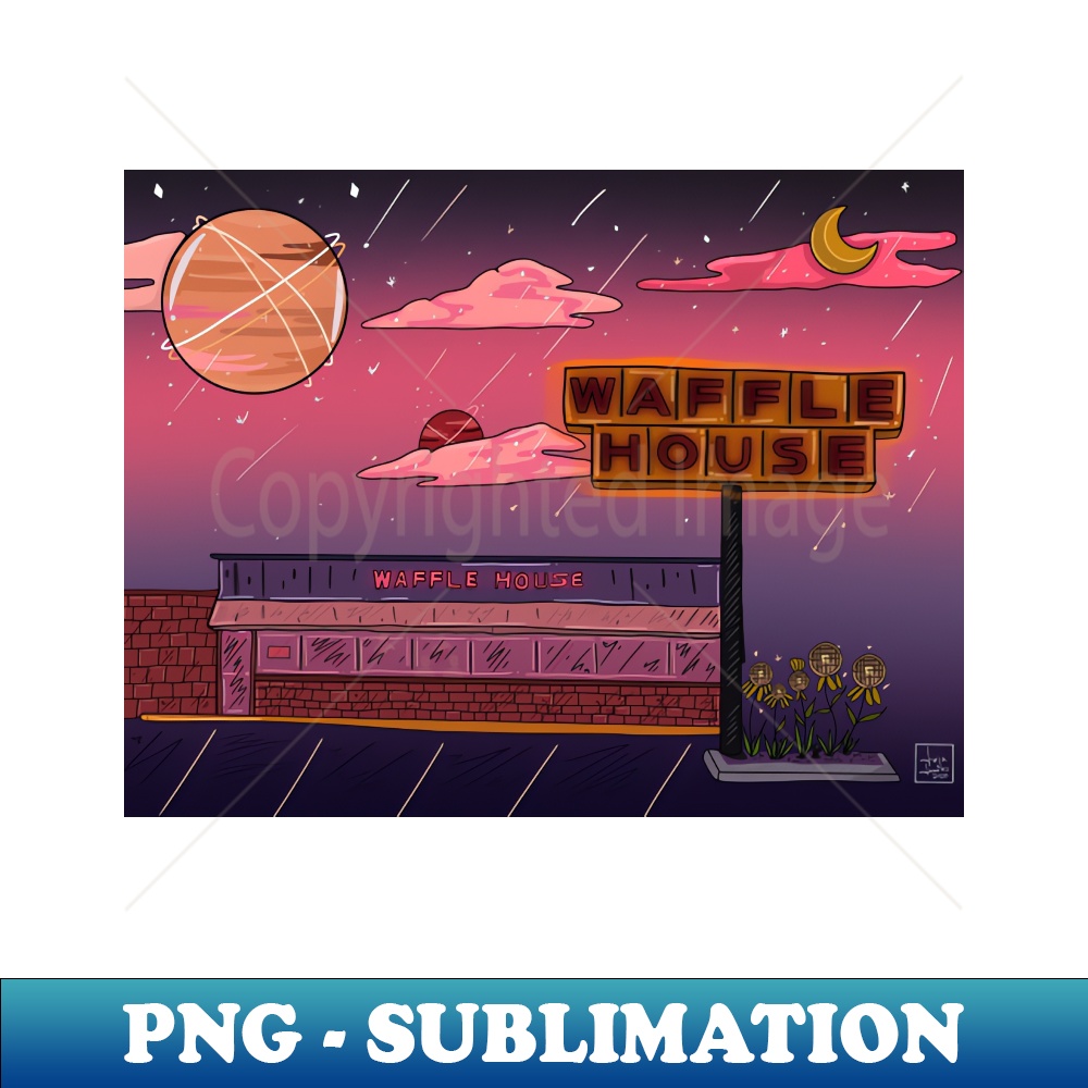 Late Night Dinner Waffle House - Premium Sublimation Digital | Inspire ...