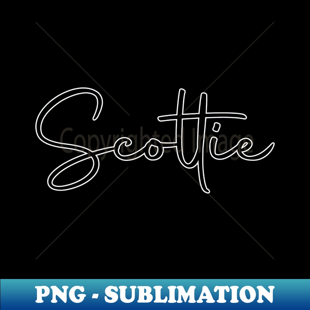 Autography Scottie Name Label - Instant Sublimation Digital - Inspire ...