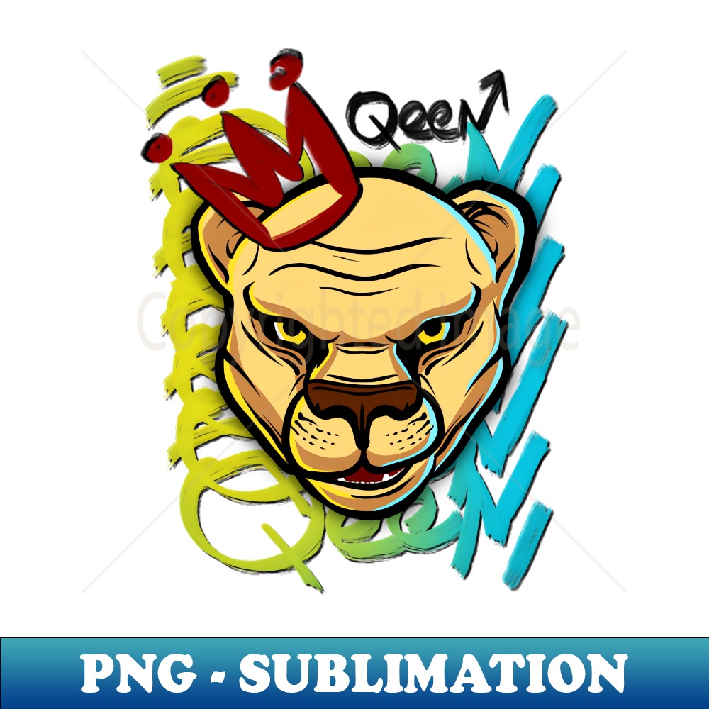 The lioness queen - Artistic Sublimation Digital File - Stun | Inspire ...