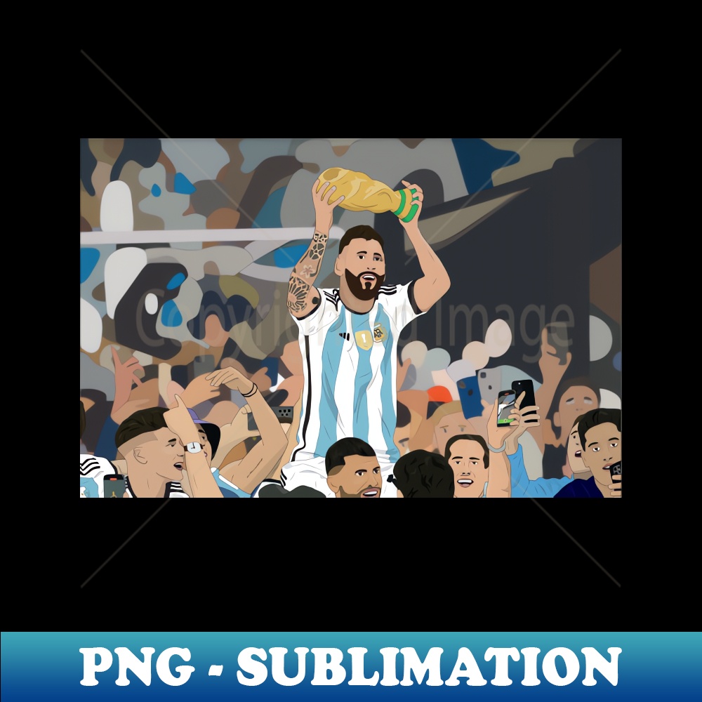 Lionel Messi digital illustration - Professional Sublimation - Inspire ...