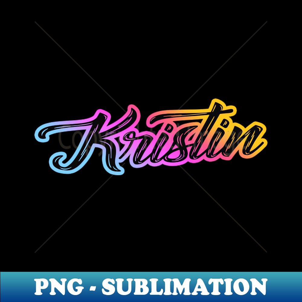 Name Kristin - High-Resolution PNG Sublimation File - Enhanc | Inspire ...