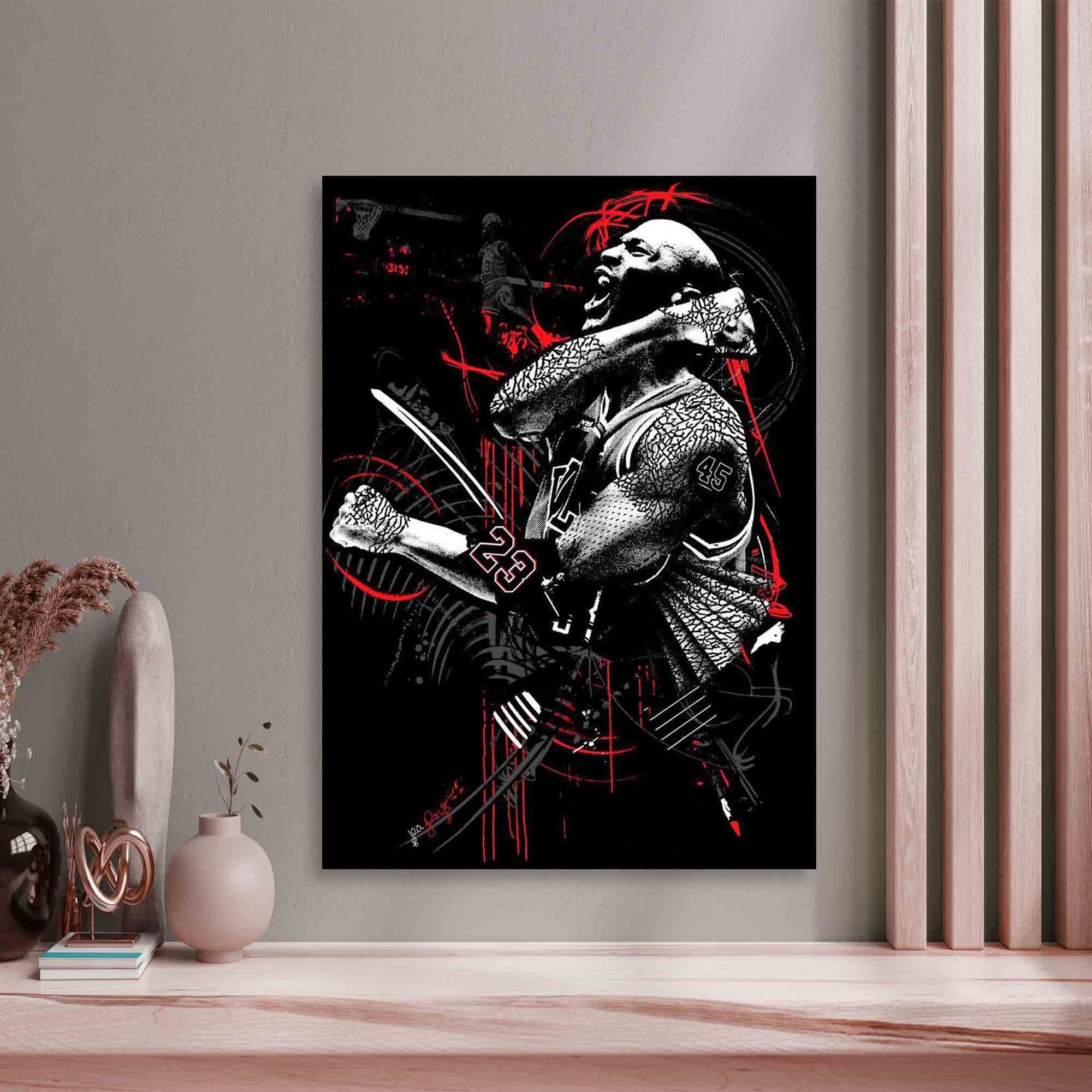 Michael Jordan Last Shot Canvas , Michael Jordan Signature C | Inspire ...