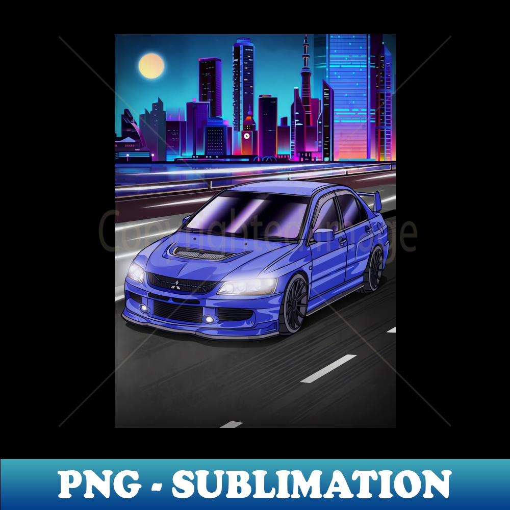 Mitsubishi Lancer Evolution 8 Cyberpunk city - Special Editi | Inspire ...