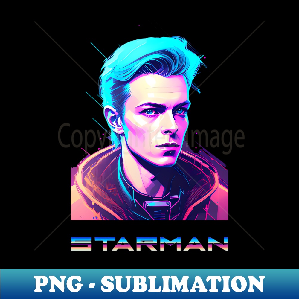 The Starman - Digital Sublimation Download File - Vibrant an | Inspire ...