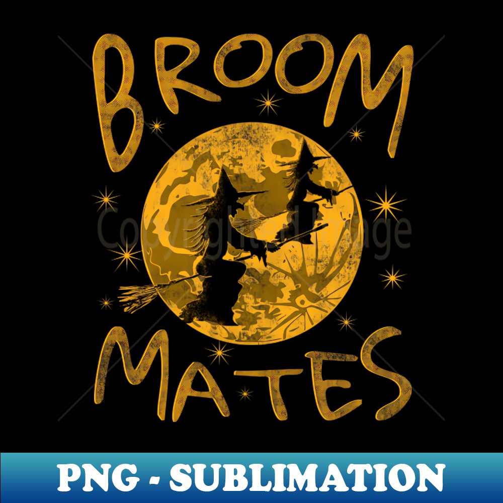 Broom Mates Witches on Broomsticks - Stylish Sublimation Di | Inspire ...
