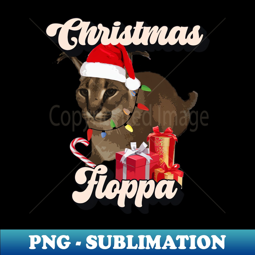 Big Floppa Christmas Meme - Festive Xmas Caracal Big Cat Vin | Inspire ...