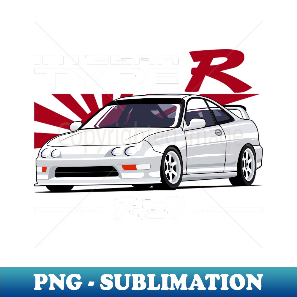 Acura Integra Type R JDM Club - Vintage Sublimation PNG Down | Inspire ...