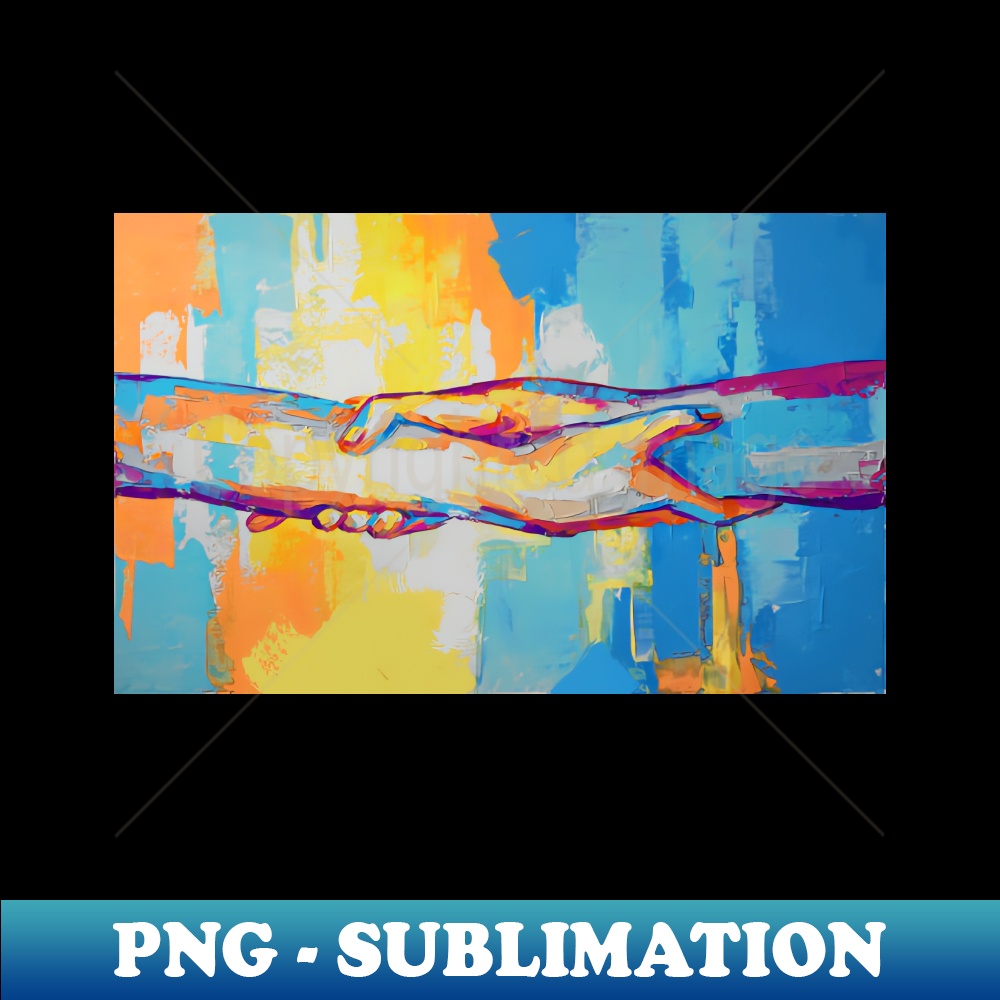 Hands - oil painting The picture depicts a metaphor for team | Inspire ...