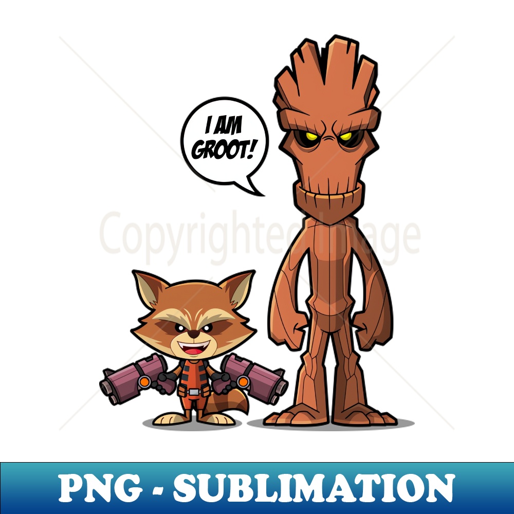 I am Groot - Retro PNG Sublimation Digital Download - Bring | Inspire ...
