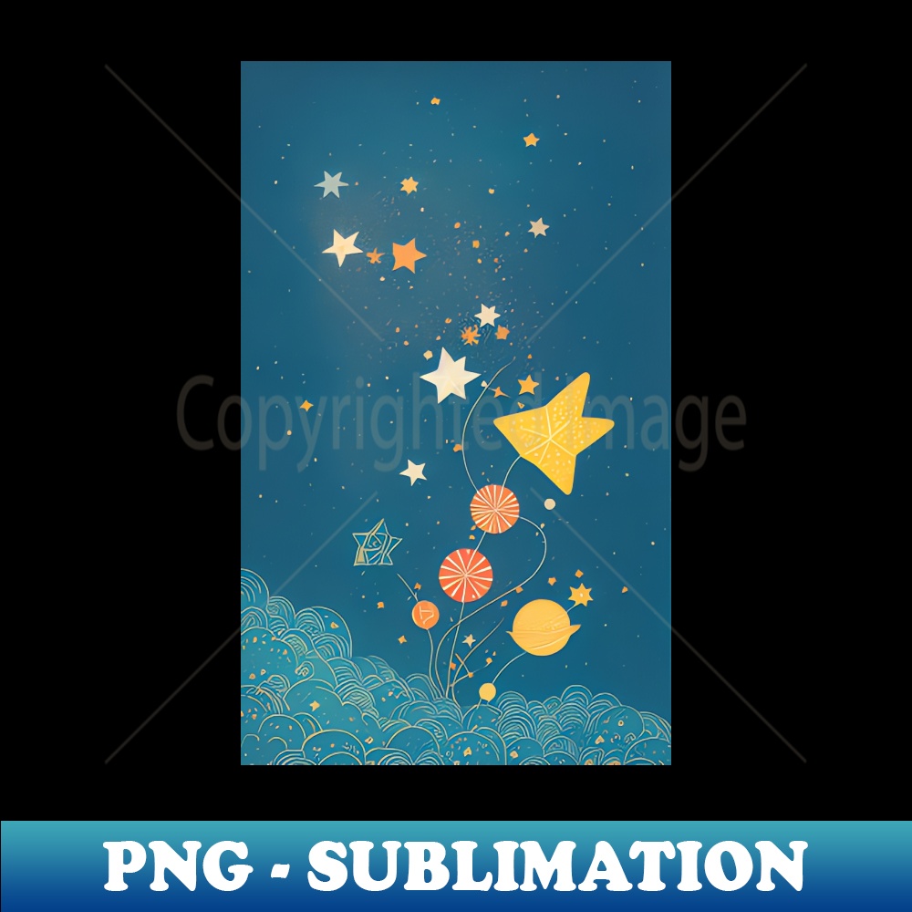 stars in the sky - Exclusive Sublimation Digital File - Perf | Inspire ...