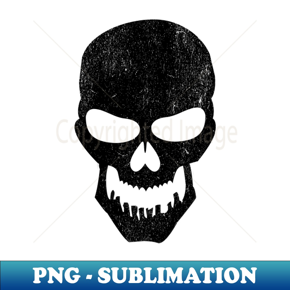 Textured Black Skull - PNG Sublimation Digital Download - Ca | Inspire ...
