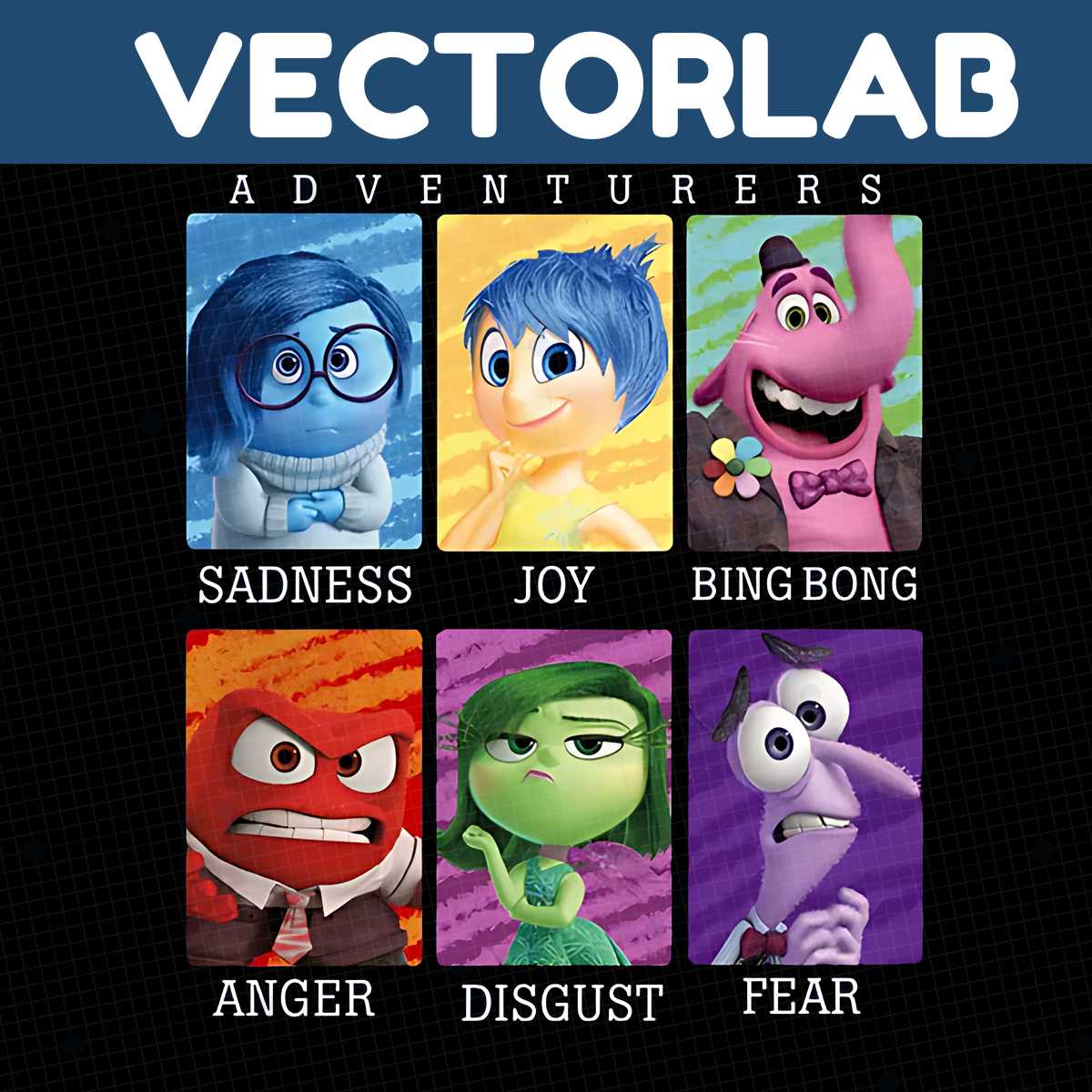 Inside Out Emotional Adventurers PNG Download File | Inspire Uplift