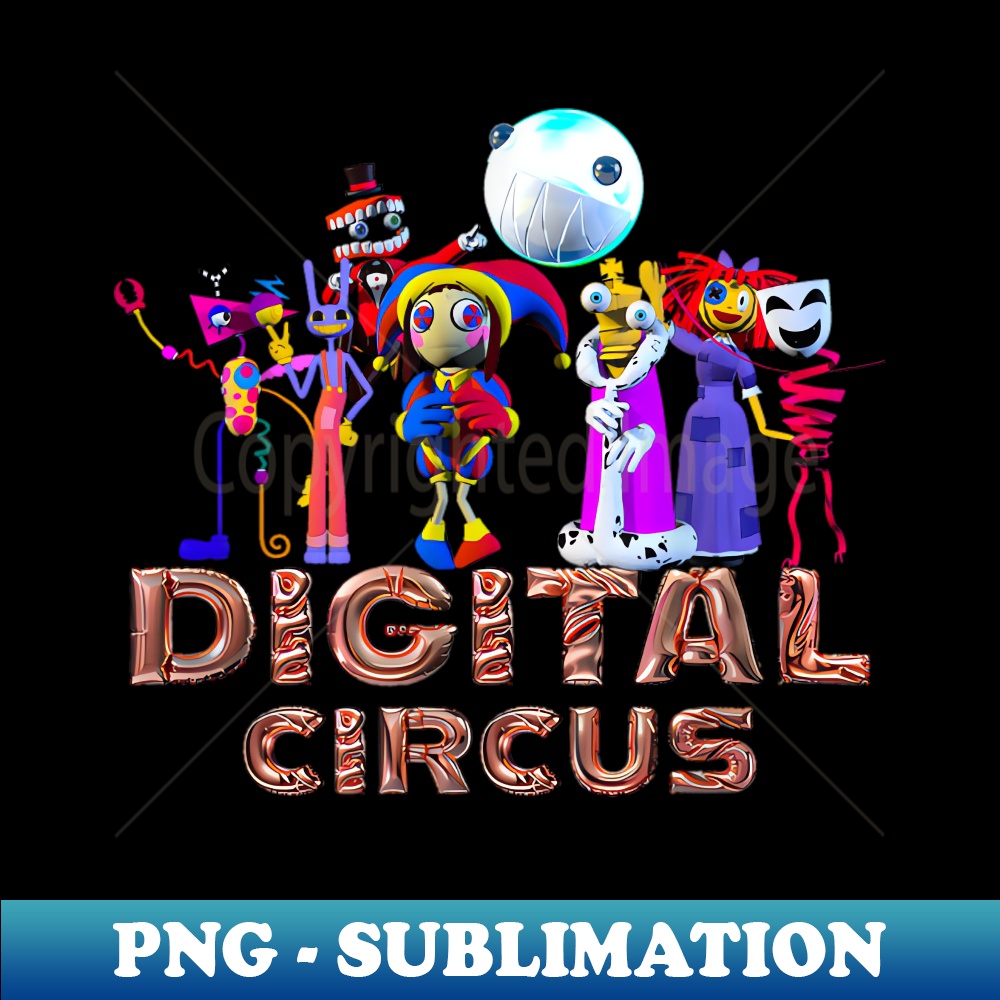 The Amazing Digital Circus - Decorative Sublimation PNG File | Inspire ...
