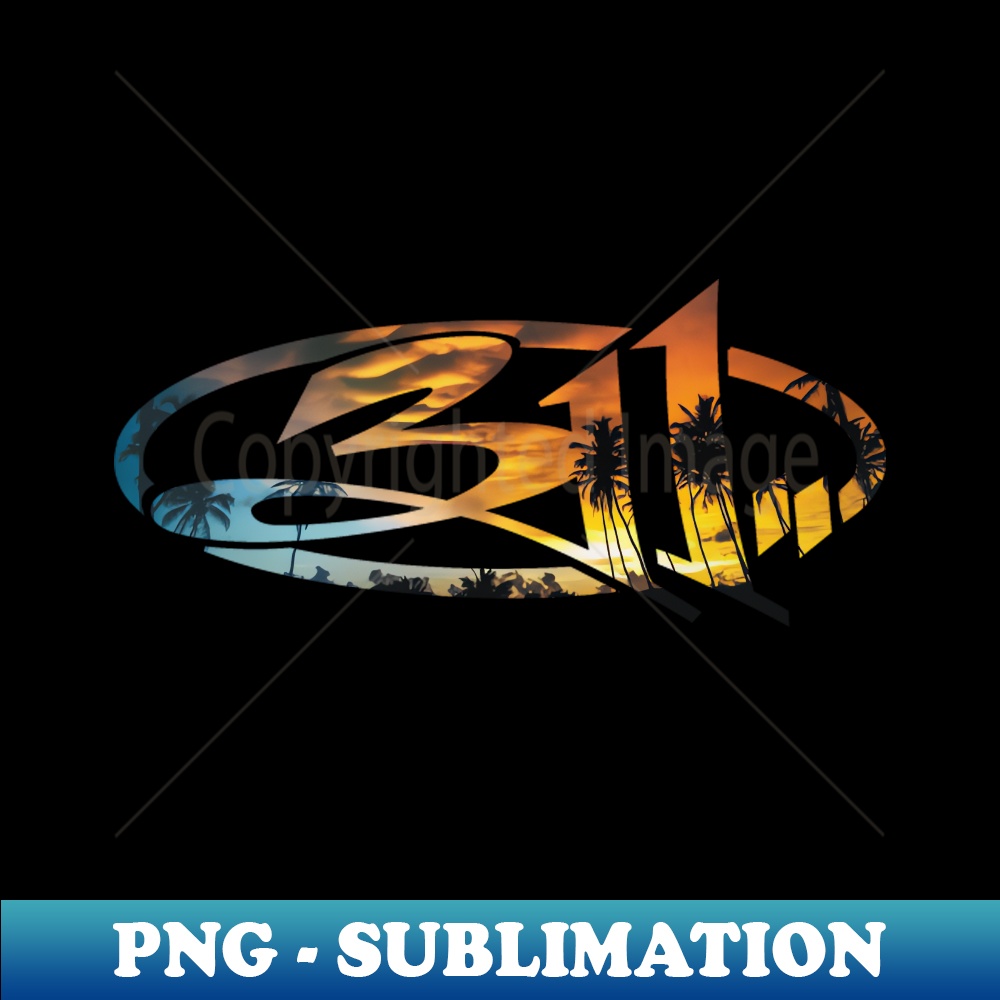 311 Sunset Beach Logo - PNG Transparent Digital Download Fil | Inspire ...