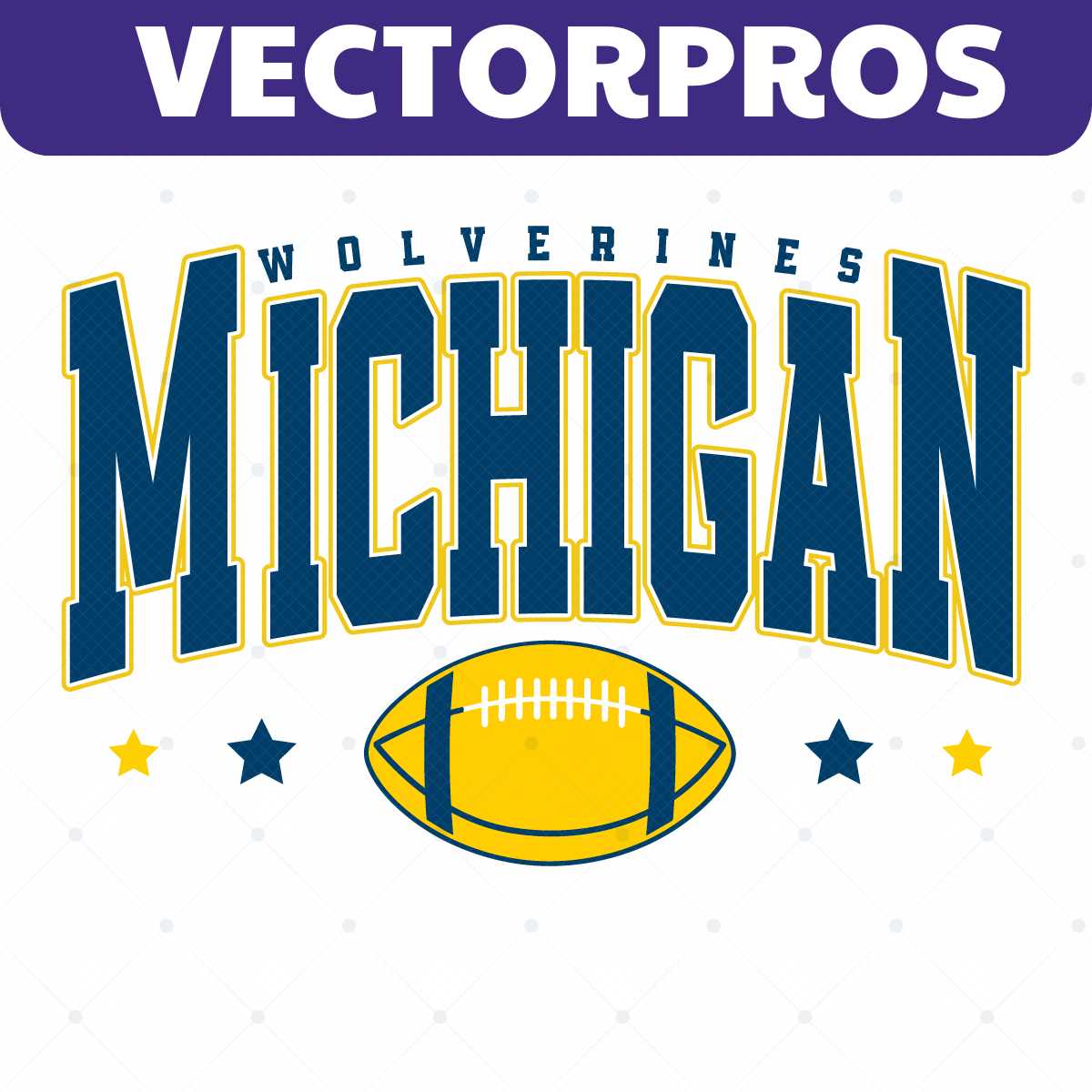Vintage Varsity Michigan Wolverines SVG Graphic Design File | Inspire ...