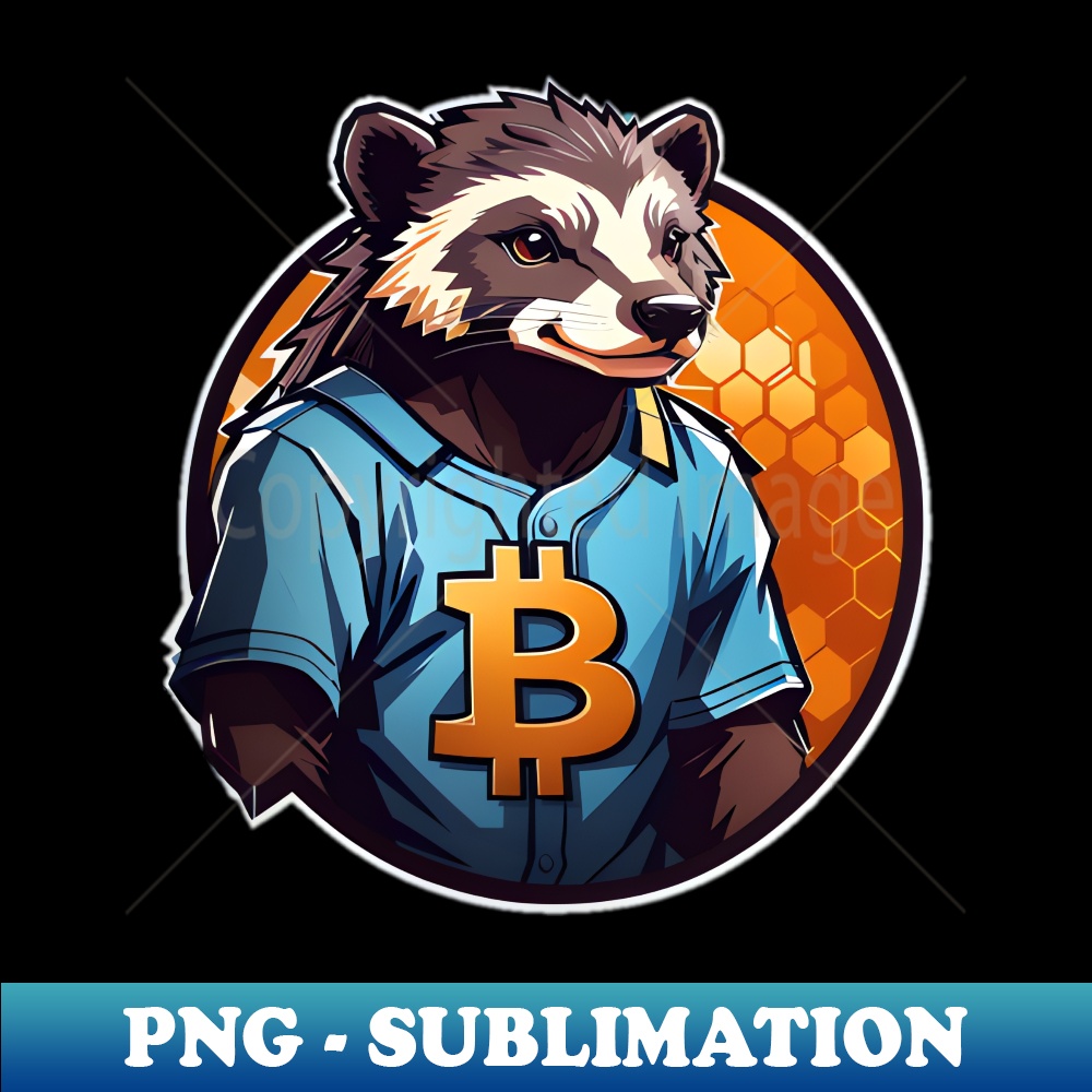 Honey badger baseball team logo design graphic - Instant PNG | Inspire ...