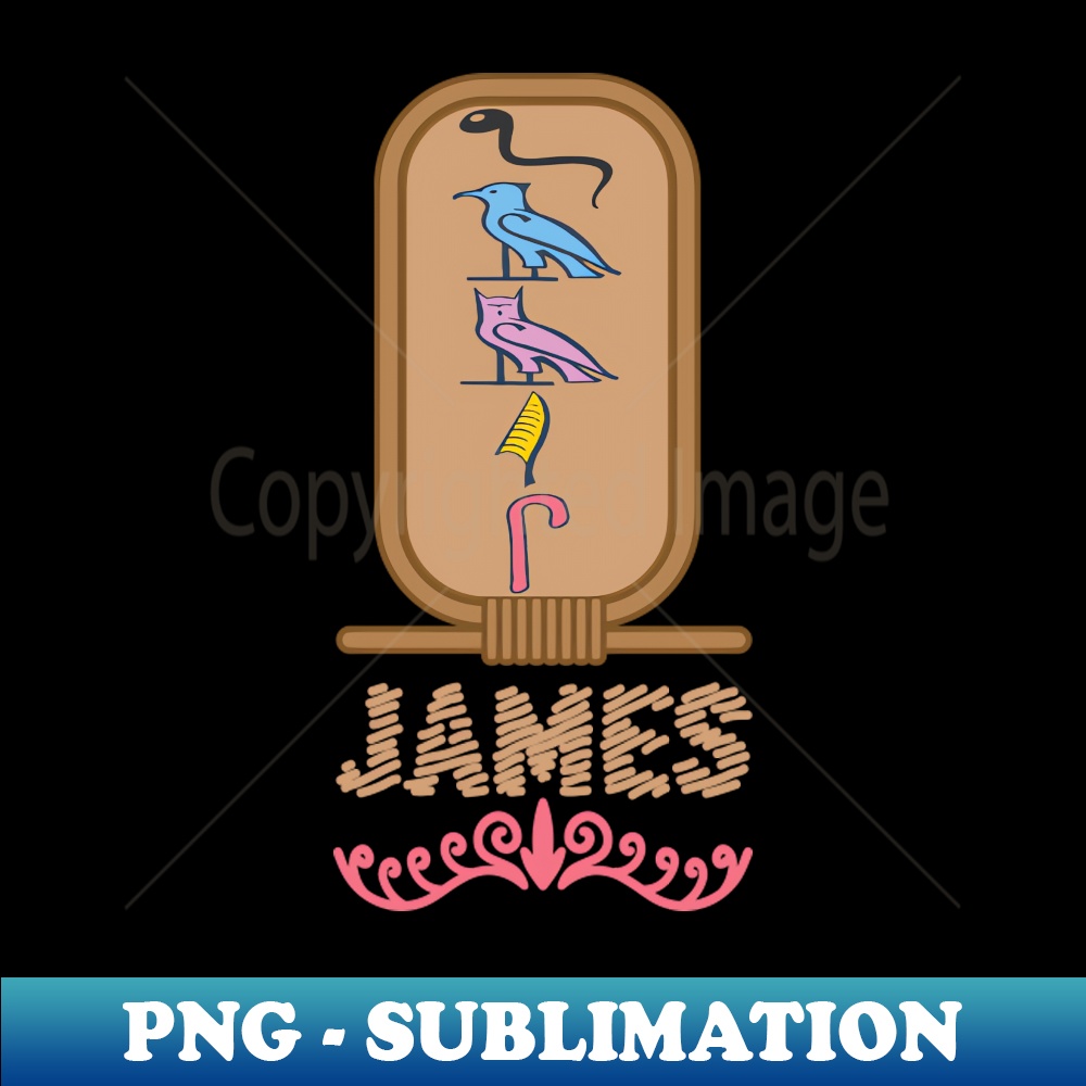 JAMES-American names in hieroglyphic letters-James name in a | Inspire ...