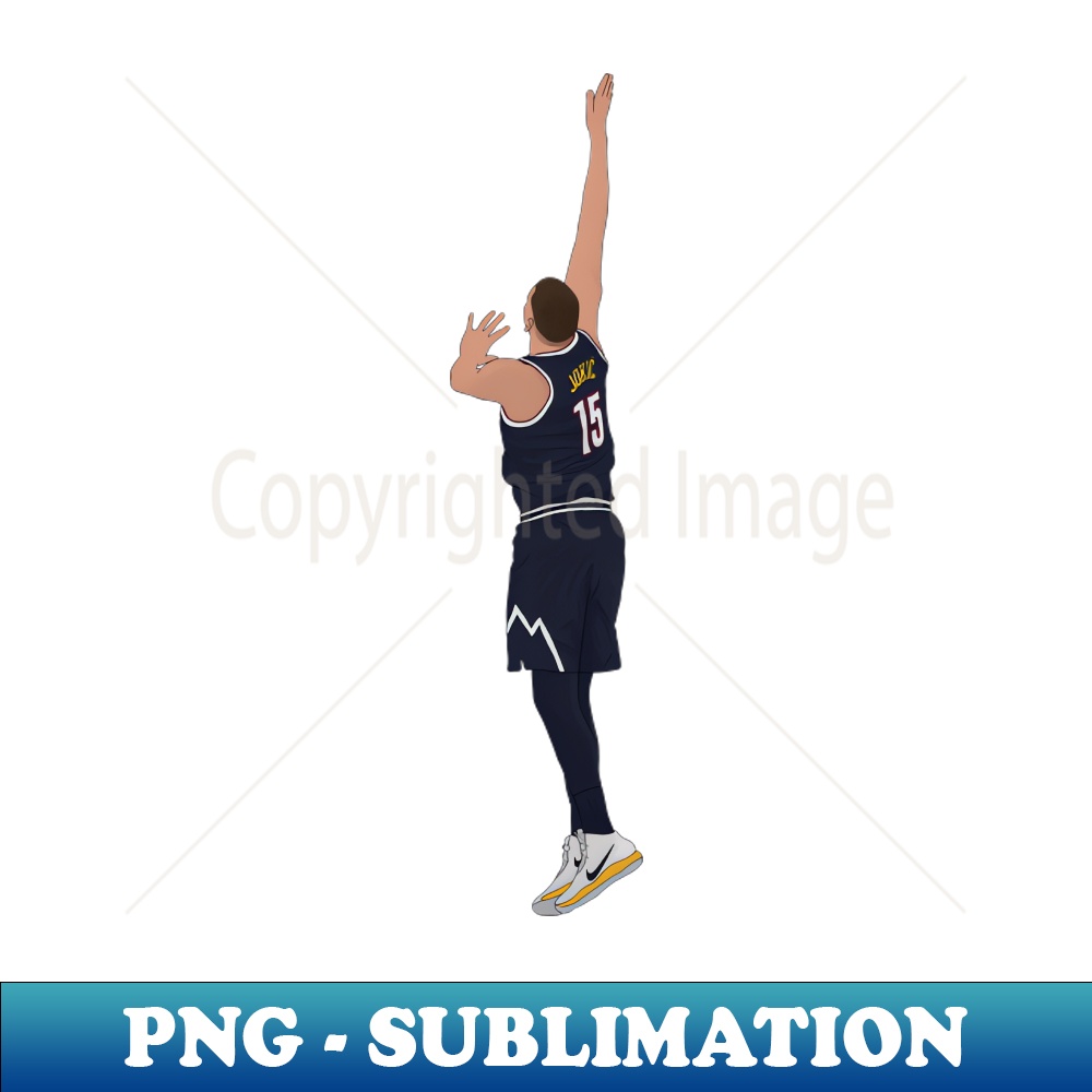 Nikola Jokic digital illustration - Vintage Sublimation PNG | Inspire ...
