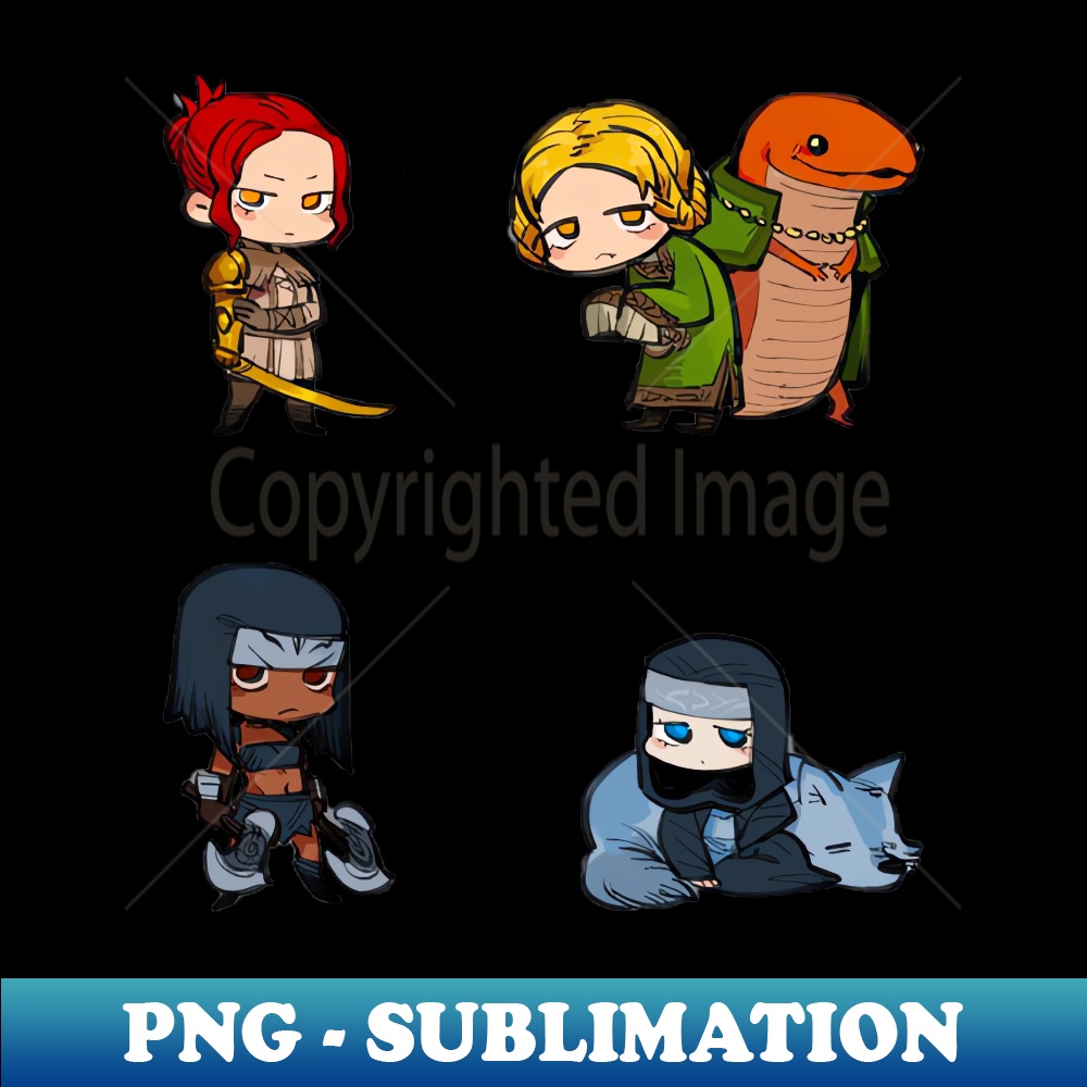 Chibi Elden Ring - Artistic Sublimation Digital File - Vibra | Inspire ...