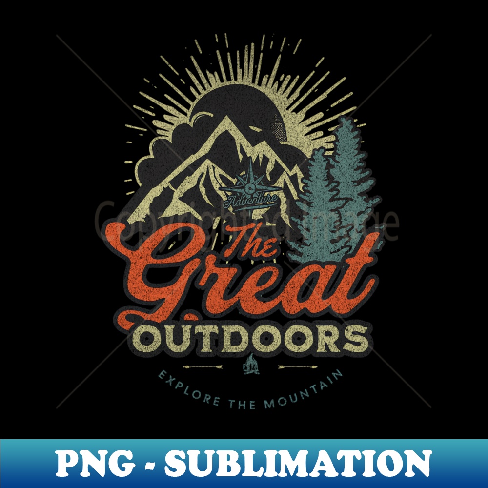 THE GREAT OUTDOOR - Artistic Sublimation Digital File - Brin | Inspire ...