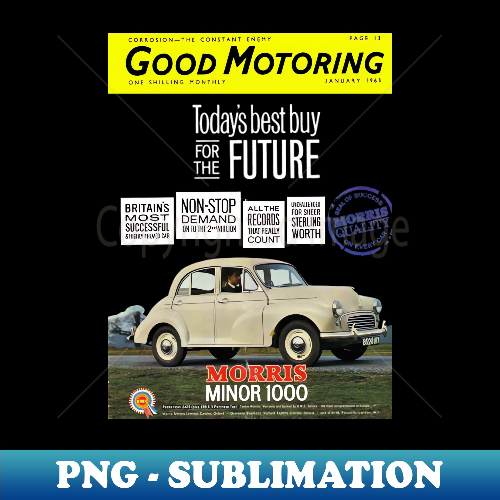 MORRIS MINOR 1000 - magazine cover - PNG Transparent Sublima | Inspire ...