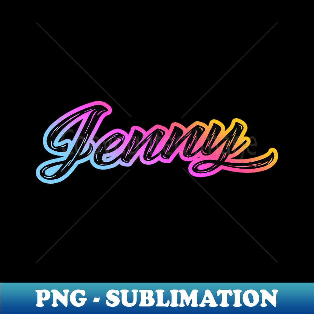 Name Jenny - Digital Sublimation Download File - Perfect for | Inspire ...