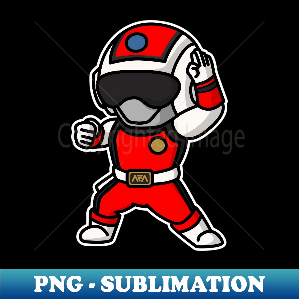 Red Flash Choushinsei Flashman Super Sentai Chibi Kawaii Sty | Inspire ...