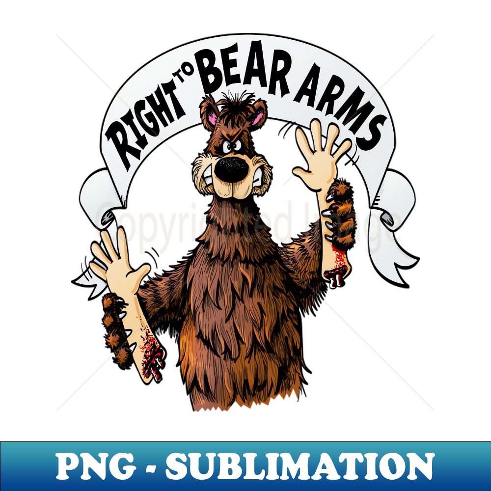 right to bear arms funny bear design - Aesthetic Sublimation | Inspire ...